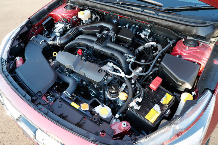 スバルBRZ STI Sport（FR/6MT）／レガシィB4リミテッド（4WD/CVT）【試乗記】 の画像24枚 - webCG