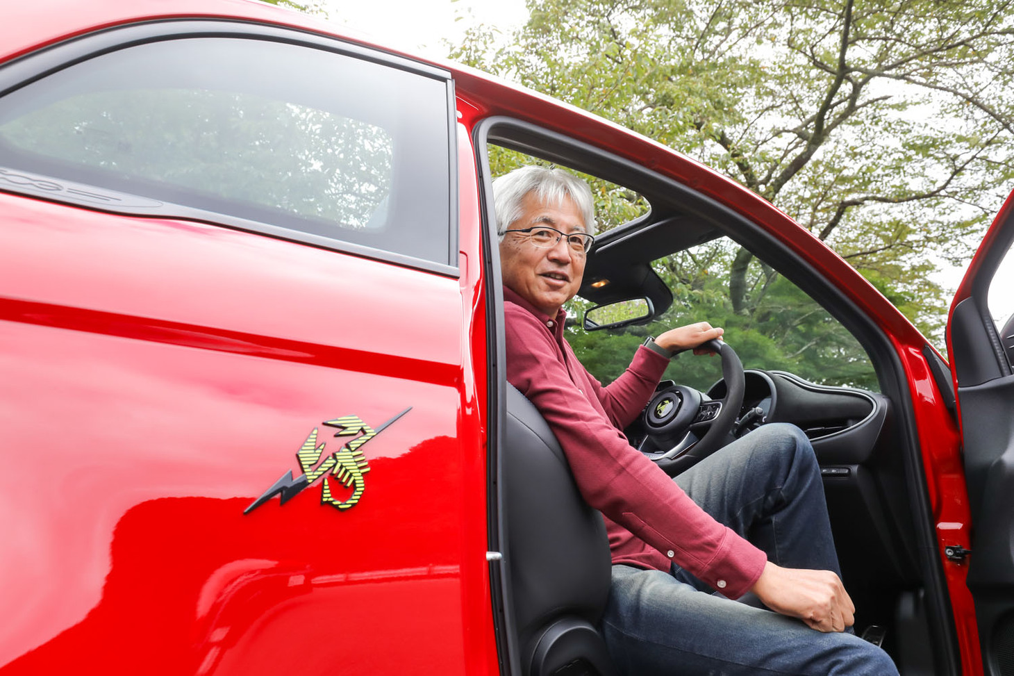 アバルト500eツーリスモ カブリオレ（前編） の画像13枚 - webCG