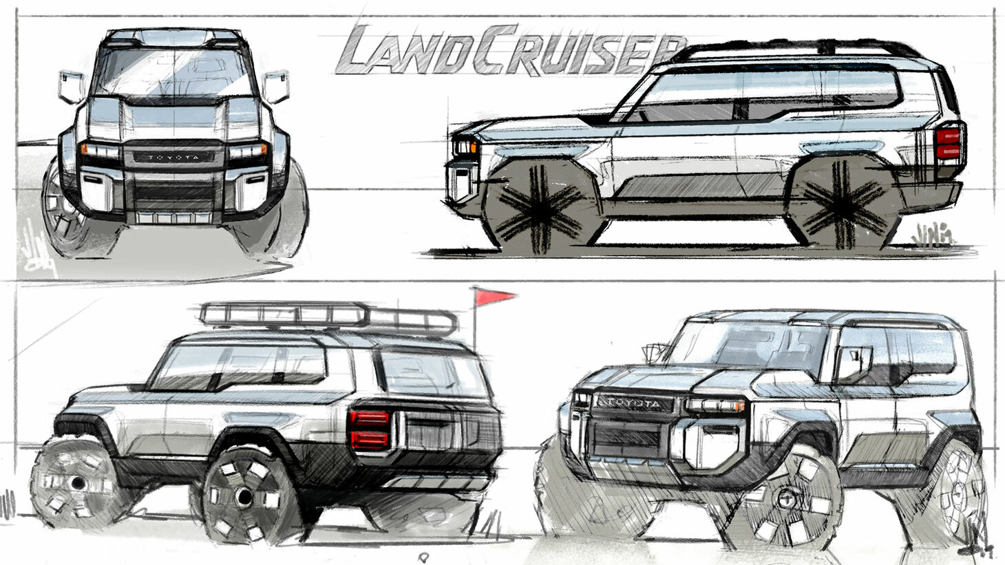 第5回：トヨタ・ランドクルーザー“250”（前編） 【カーデザイン曼荼羅】 の画像14枚 - webCG