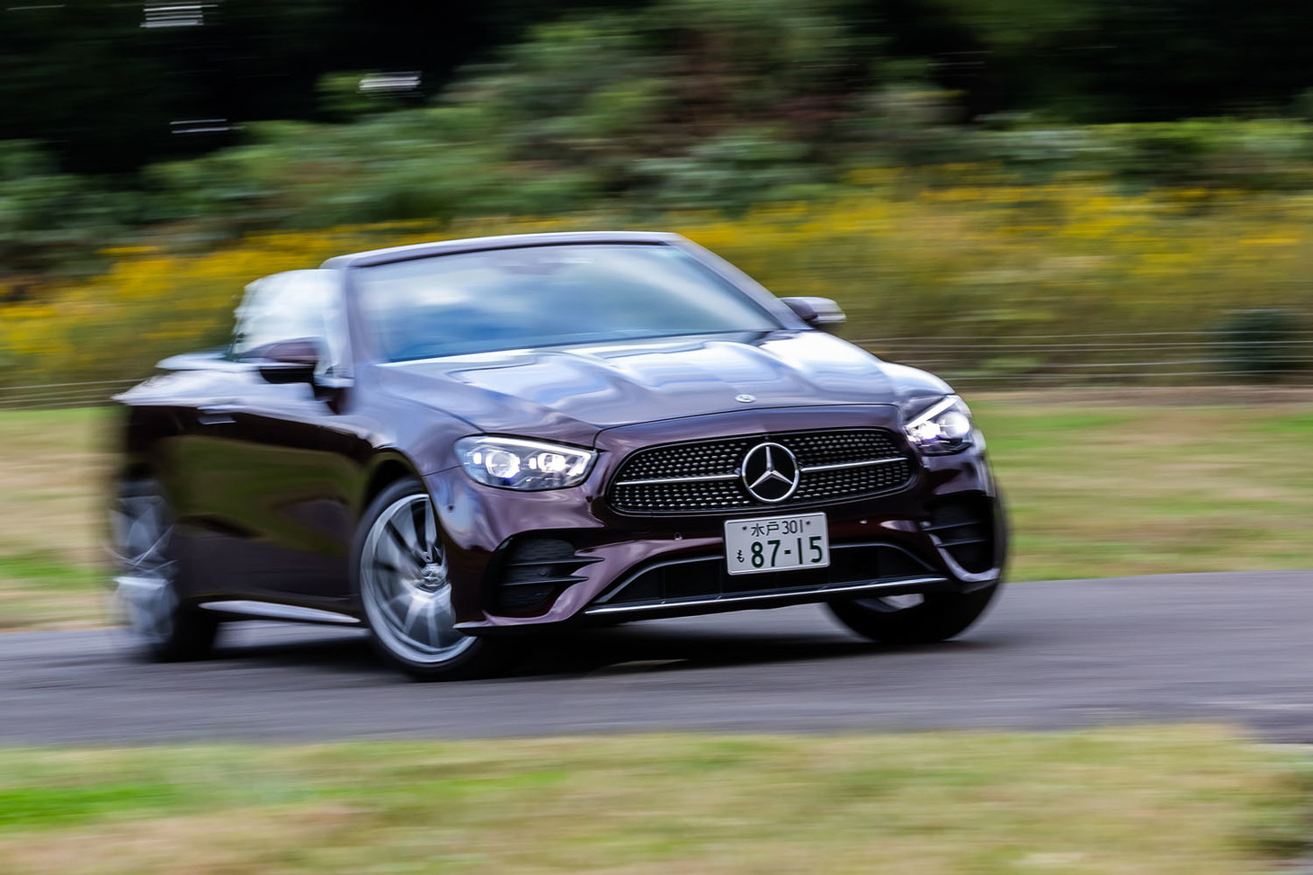 メルセデス・ベンツE300カブリオレ スポーツ（FR/9AT）【試乗記】 の画像19枚 - webCG