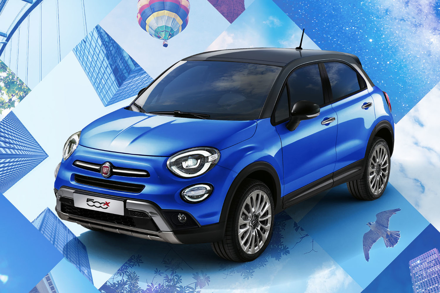 「フィアット500X」に「ツインサンルーフ」を装備した限定車 【ニュース】 の画像5枚 - webCG