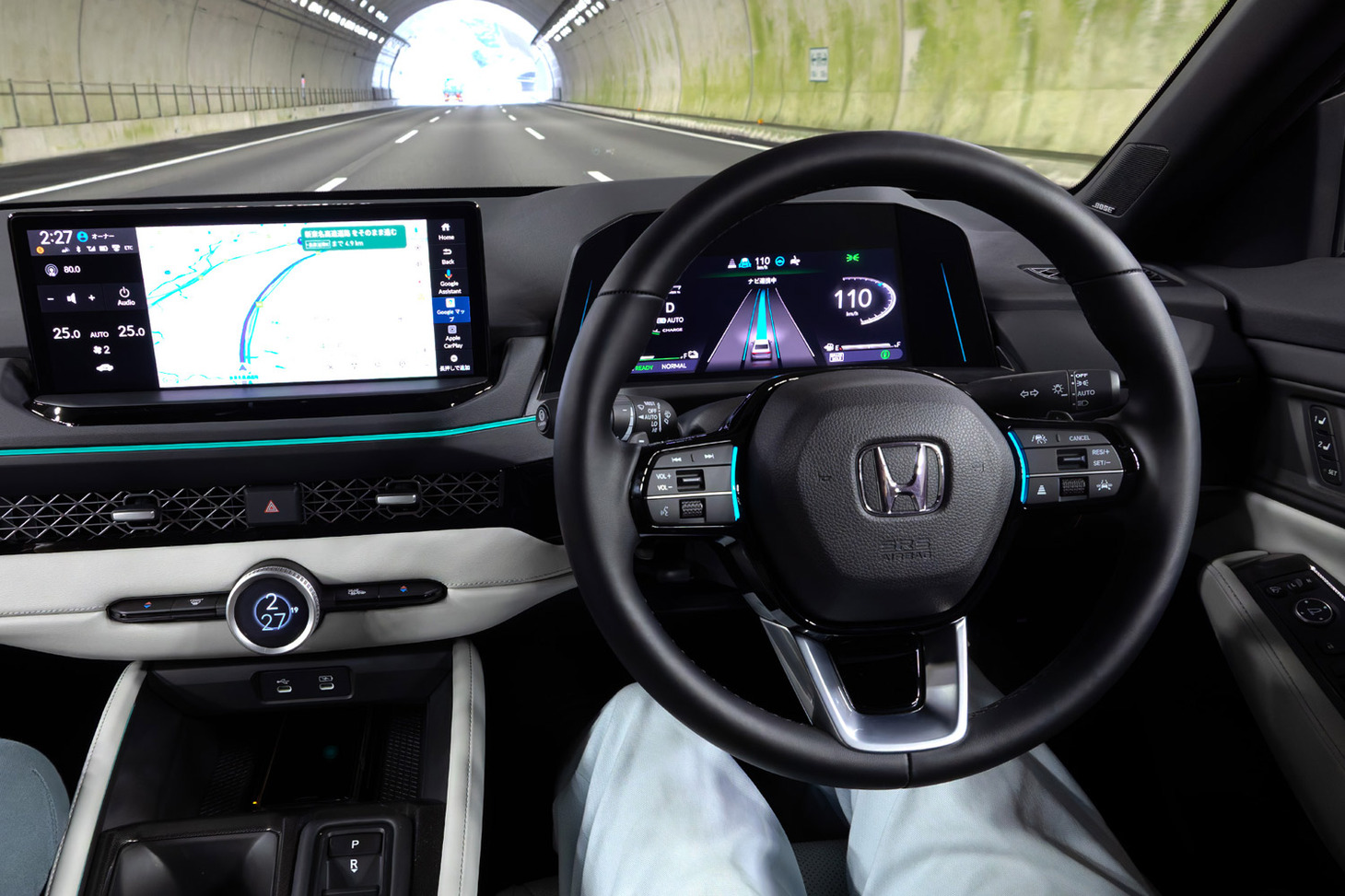 ホンダ・アコードe：HEV Honda SENSING 360＋（FF）【試乗記】 の画像24枚 - webCG