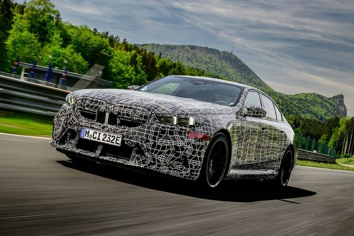 BMW M5（4WD/8AT）【海外試乗記】 の画像8枚 - webCG