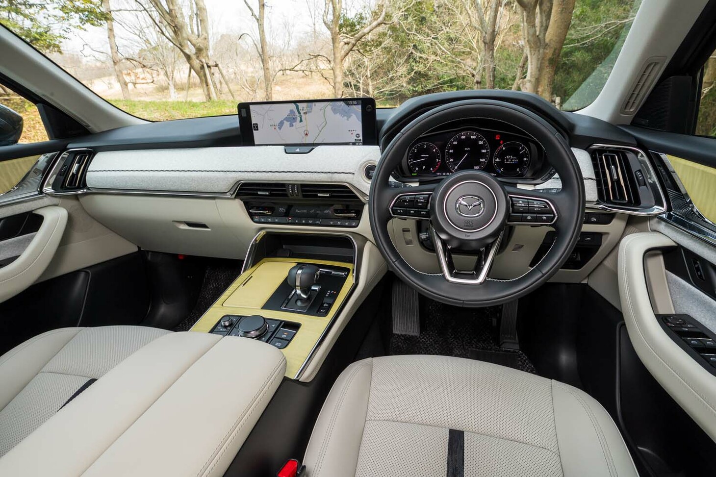 マツダCX-60 XDハイブリッド プレミアムモダン（4WD/8AT）【試乗記】 の画像23枚 - webCG