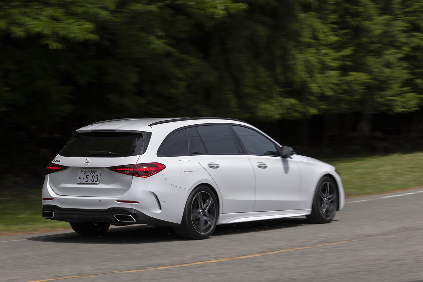 メルセデス・ベンツC200ステーションワゴン スポーツ（FR/9AT）【試乗記】 の画像19枚 - webCG