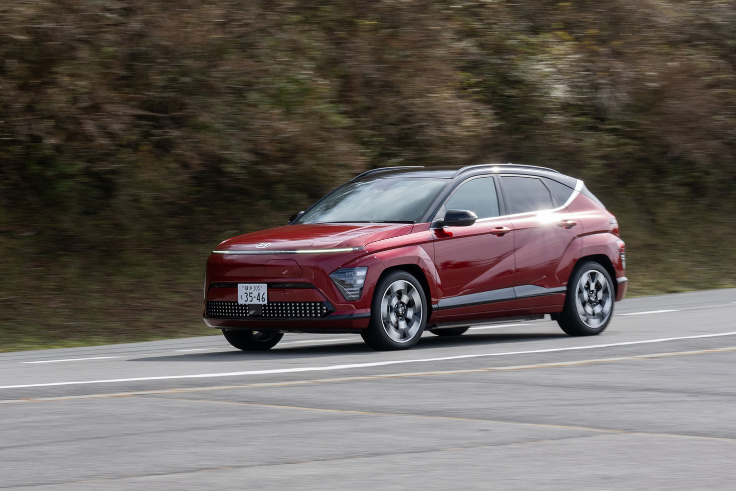 ヒョンデ・コナ ラウンジ ツートン（FWD）【試乗記】 の画像21枚 - webCG