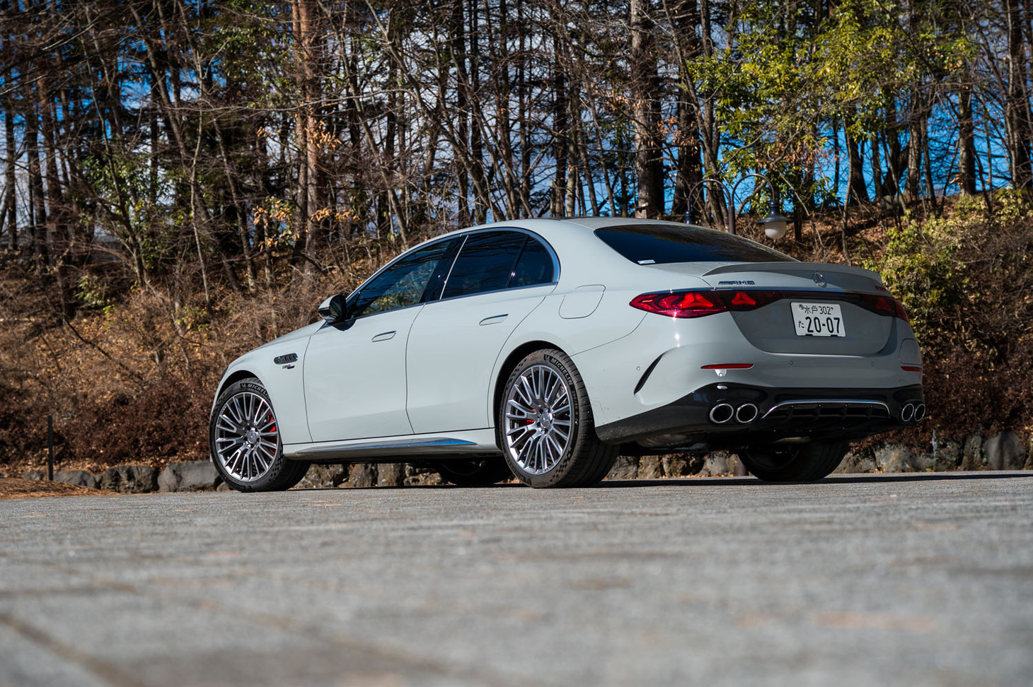 メルセデスAMG E53ハイブリッド4MATIC＋（4WD/9AT）【試乗記】 の画像19枚 - webCG